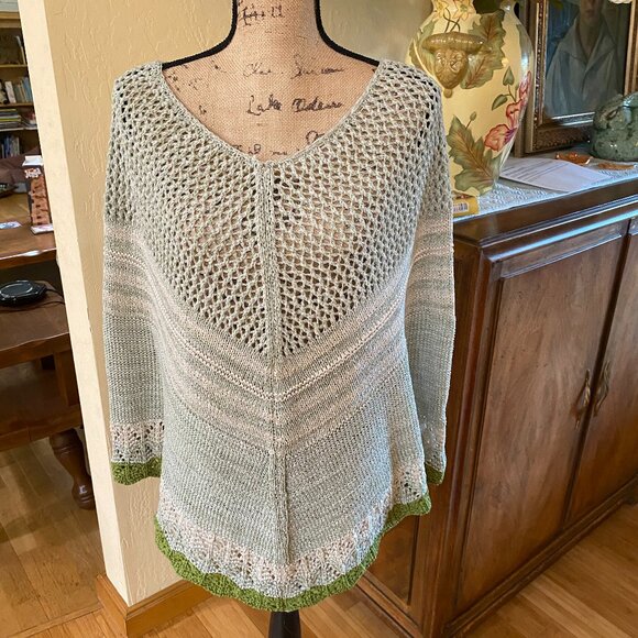 Vertigo Paris | Sweaters | Lovely Vertigo Paris Poncho In Sage Green ...